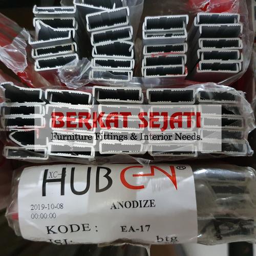 Jual Profil List Lis Edging Frame Alumunium Aluminium EA 17 SILVER DOFF ...