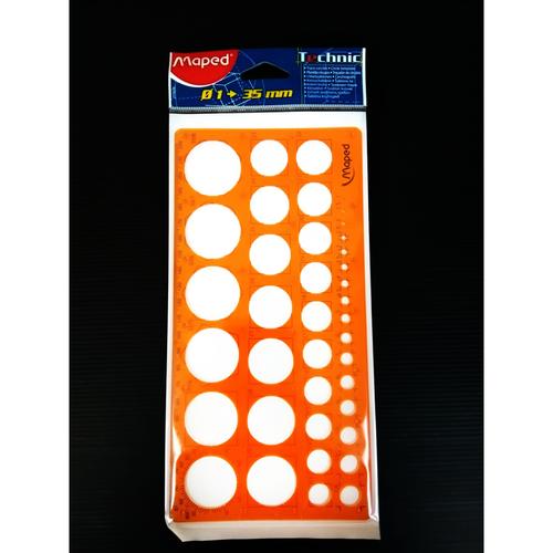 Jual Maped Mal Lingkaran Penggaris Teknik Circle Template Mall Sablon ...
