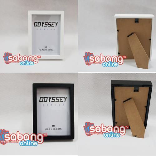Jual BINGKAI FOTO 5R MINIMALIS 3D / FRAME FOTO 5R 3D - Hitam - Kab ...