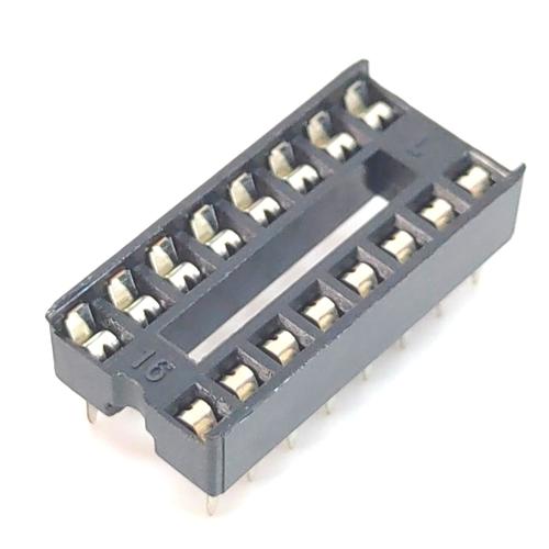 Jual Socket IC DIP16 DIP-16 soket IC DIP 16 pin 16P Square Pitch 2.54mm ...