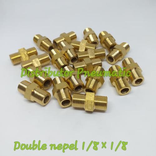 Jual Double Nepel Brass Kuningan 1/8 x 1/8 - Jakarta Barat ...