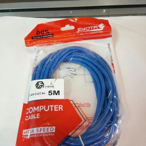 Jual CABLE LAN CCTV DAN COMPUTER CAT 5 E UKURAN 5 METER SIAP PAKAI ...