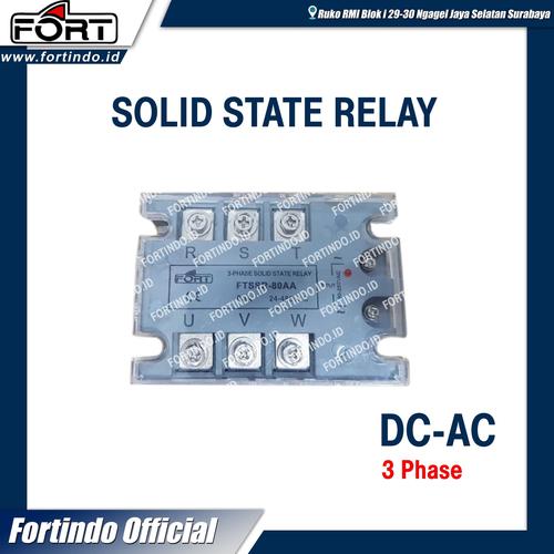 Jual FTSSR-25DA 3 PHASE SOLID STATE RELAY DC-AC MERK FORT - Kota ...