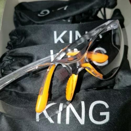 Jual (KT)Kacamata safety Goggles Glasses King/Kacamata Bening King ...
