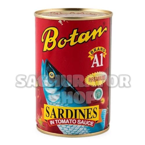 Jual Ikan Sarden Sardin Dalam Saus Tomat Botan Sardines In Tomato Sauce ...