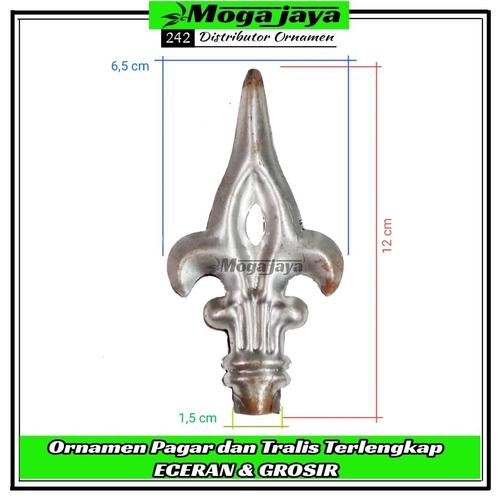 Jual tombak pagar besi plat model keraton - Kab. Tangerang - moga jaya ...