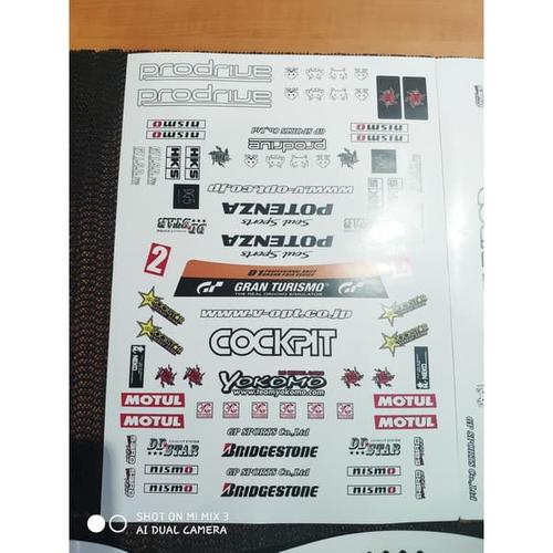 Jual Decal / Sticker FULL BODY RC Drift ( 5 lembar ) cocok untuk body 1 ...