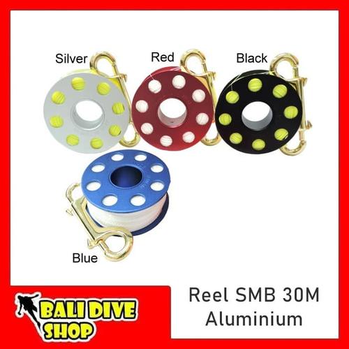 Jual Finger Reel Aluminium Sosis Diving SMB 30 Meter Finger Reel ...