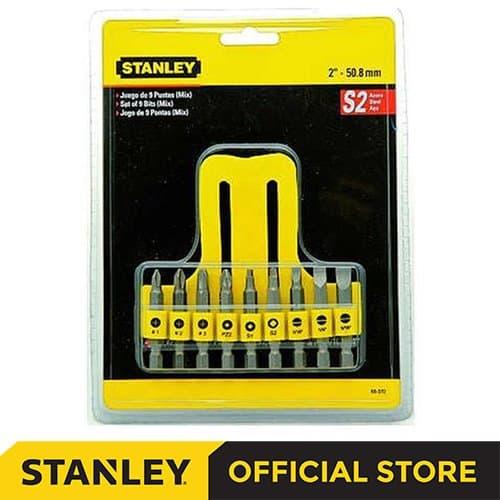 Promo Stanley Screwdriver Bit Set / Mata Obeng Set 9Pcs 68-070-23 ...
