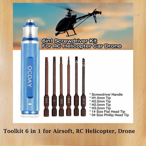 Jual Toolkit 6 in 1 for Airsoft, RC Helicopter, Drone - Kota Depok ...