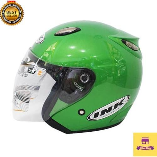 Jual Helm BEST1 INK Centro Half Face hijau tua SNI keren terbaru - Kota ...