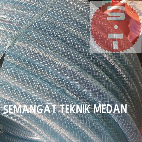 Jual 1" SELANG AIR PVC SERAT BENANG PLASTIK TAMAN 1" 1 " INCH METER ...