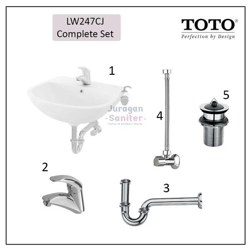 Jual Toto LW247CJ Complete Set Washtafel Gantung - Jakarta Barat ...