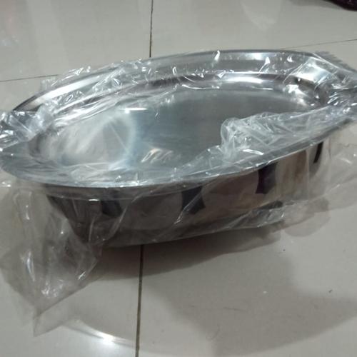 Jual Piring Saji Ikan/ Tim Pemanas/ Fish Pot Stainless Tebal Murah 12 ...