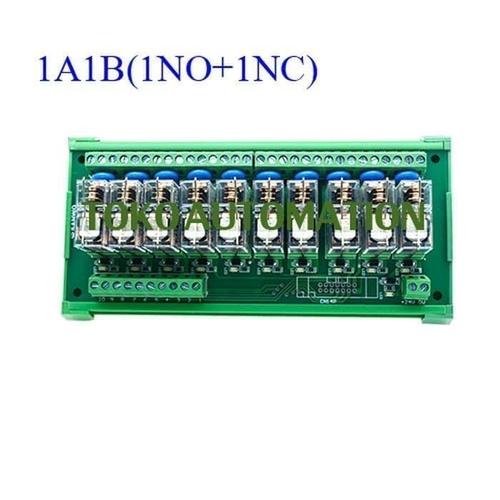 Jual 10 channel PLC control panel relay module 16A 24V DC PNP PA52 ...