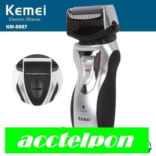 Jual Kemei KM-8007 Men Rechargeable Cordless Electric Shavers Razor - Jakarta Utara - acctelpon ...
