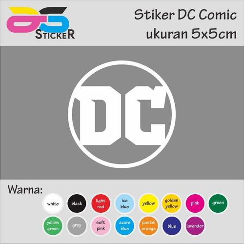 Jual Cutting Sticker - Stiker DC Comic 5x5cm - WHITE - Kota Bekasi ...