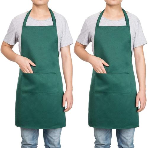 Jual Apron celemek polos dewasa unisex bahan drill hijau - Kab ...