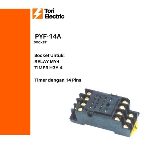 Jual Socket Relay MY4 H3Y-4 14 pin PYF-14A Relai Timer - Kota Bandung ...
