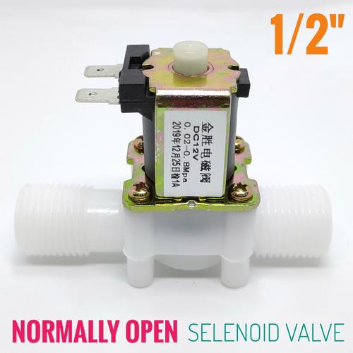 Jual Electric Water Selenoid Valve 12V DC N.O 1/2" Normally Open Valve Air - Kota Bekasi ...
