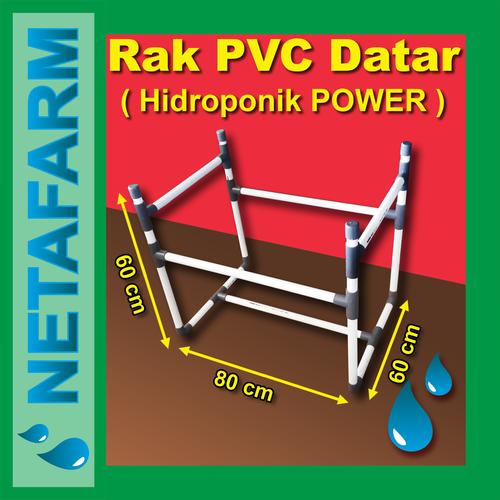 Jual Rak PVC / Meja Datar untuk PIPA HIDROPONIK POWER - RAK SAJA! - Kab ...