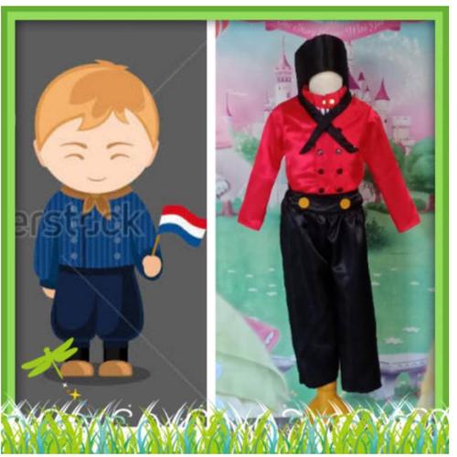 Jual Baju Kostum Belanda/Baju Negara Belanda/Baju Belanda Putra - S ...