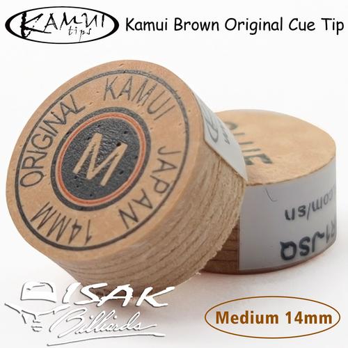 Jual Kamui Brown Original M Medium Cue Tip - Billiard Stick Biliar ...