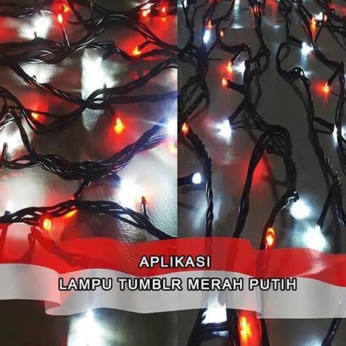 Jual Lampu Hias LED Tumblr Merah Putih 17 Agustus Lampu Hias Natal LED ...