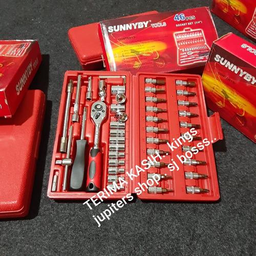 Jual TOOLS KIT SET PERKAKAS SET SESUAI FOTO TOOL TOOLS BOX KUNCI OBENG ...