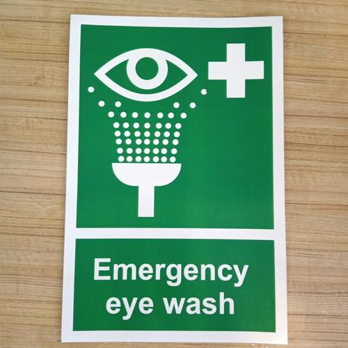 Jual STICKER K3 RAMBU SAFETY EMERGENCY EYE WASH UK 20X30CM RAMBU SAFETY ...
