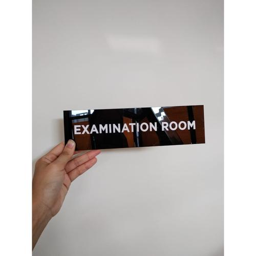 Jual SIGN KANTOR / PAPAN KANTOR / EXAMINATION ROOM 12 X 25 - Jakarta ...