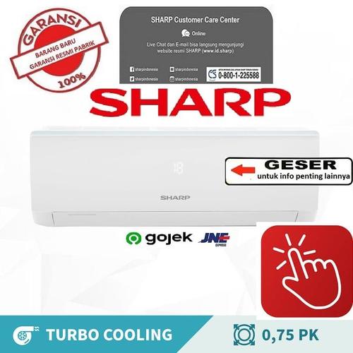 Jual SHARP AC 3/4 PK AH A7UCY-LOW WATT-tanpa PASANG &PIPA 5 MTR -RESMI - Kota Tangerang Selatan ...