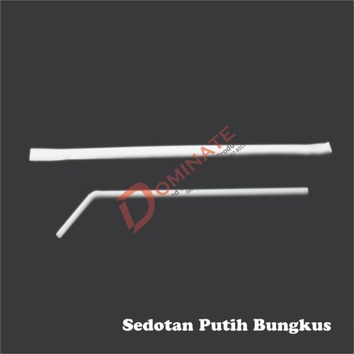 Jual Straw Sachet , Warna Hitam atau Putih , isi 500sachet - Putih ...
