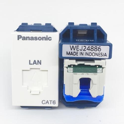 Jual Jack Modul Data CAT6 Panasonic - WEJ24886 - Kab. Karawang - WOBBLE ...