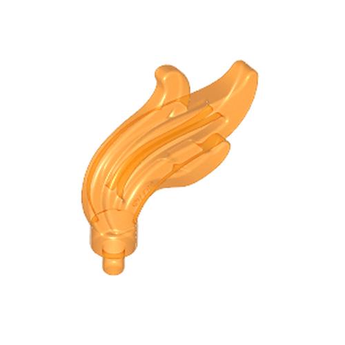 Jual Lego Trans Orange Part 64647 Minifigure, Plume Feather Triple ...