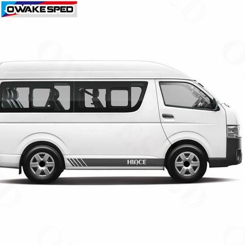 Jual stiker hiace sticker mobil hiace stripe body samping premium ...