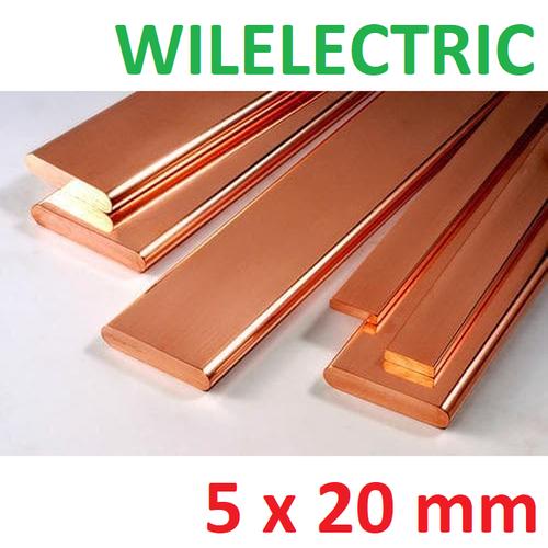 Jual Busbar / plat copper import 5 x 20 mm asli rail copper tembaga 4 m ...