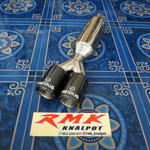 Jual Knalpot Racing ResoTail (Resonator & Tailpipe) Remus Carbon - Kab ...
