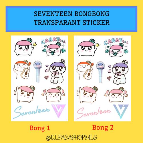 Jual SEVENTEEN BONGBONG CARAT BONG STICKER STIKER KPOP - Bong 1 - Kota ...