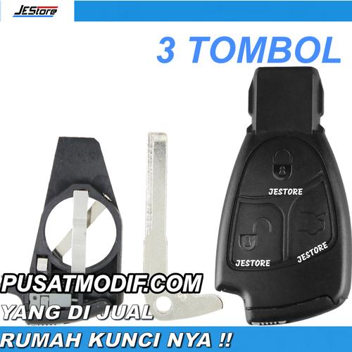 Jual CASING MERCEDES 3BTN W203 W210 W211 W220 CASING KUNCI REMOTE ...