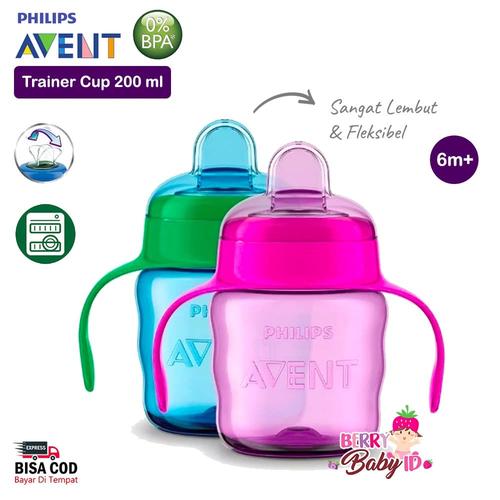 Jual Philips Avent Trainer Cup Soft Spout Botol Minum Bayi 6m+ 200 Ml ...