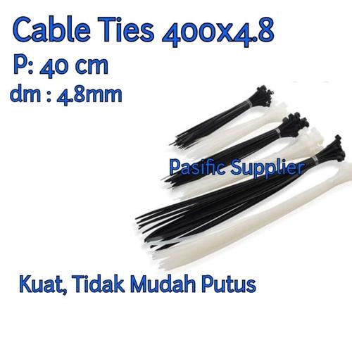 Jual Cable Ties 400x4.8 / Kabel Ties ukuran 40cm diameter lebar 4.8mm ...