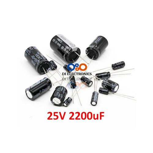Jual 25V 2200uF ELCO KAPASITOR ELKO ELECTROLYTIC CAPACITOR 2200 MIKRO ...