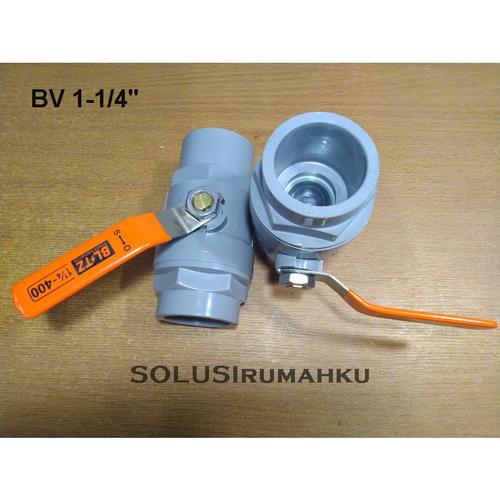 Jual Ball Valve BLITZ 1-1/4 inch GAGANG STAINLESS / Stop Kran PVC 1 1/4" in - Kota Bandung ...