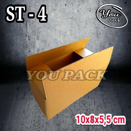 Jual KOTAK KARDUS ST-4 10X8X5,5 CM COKLAT POLOS DUS BOX PACKING - Kota ...
