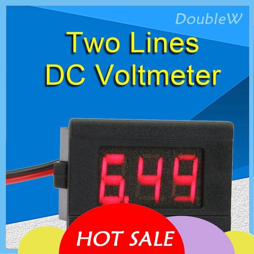 Jual E! Voltmeter Digital LED 0.36 Inch DC 4.5-30V two-line - Jakarta ...