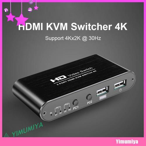 Jual 2 Port HDMI KVM 4K Switcher Splitter untuk Monitor Keyboard Mouse - Jakarta Pusat ...