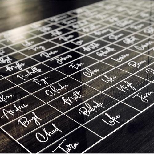 Jual Acrylic Name Placecard / Custom Table Guest Name / Huruf Akrilik ...