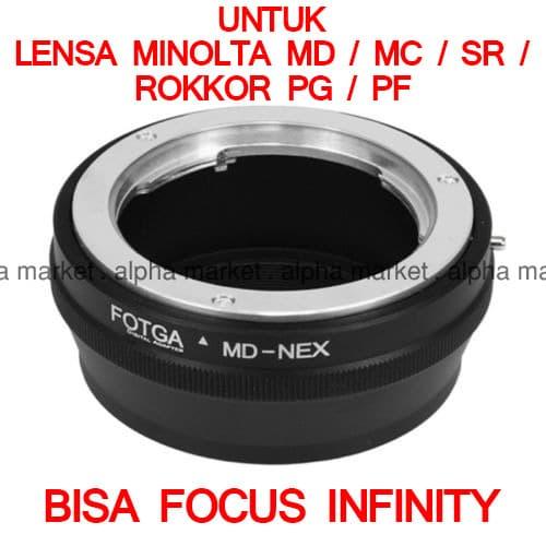 Jual Adapter Adaptor FOTGA Lens Lensa Minolta MD to Sony Alpha E Mount ...