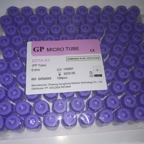 Jual mikro tube edta 0,5 ml GP - Jakarta Selatan - Msi ihsan medika ...